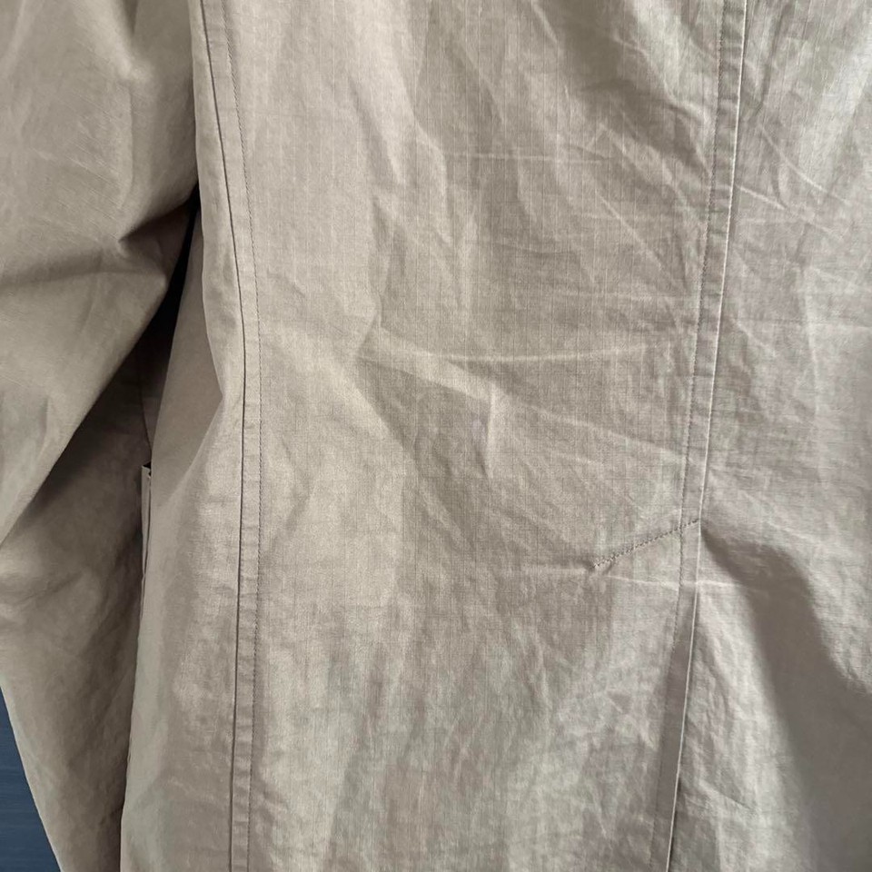 Auralee Washed Finx Ripstop Jacket L Beige Lightweight Used Japan | eBay