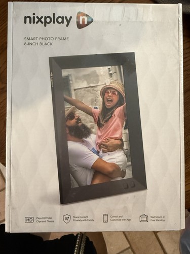 Nixplay 8 inch Digital Photo Frame Black - W08G | eBay