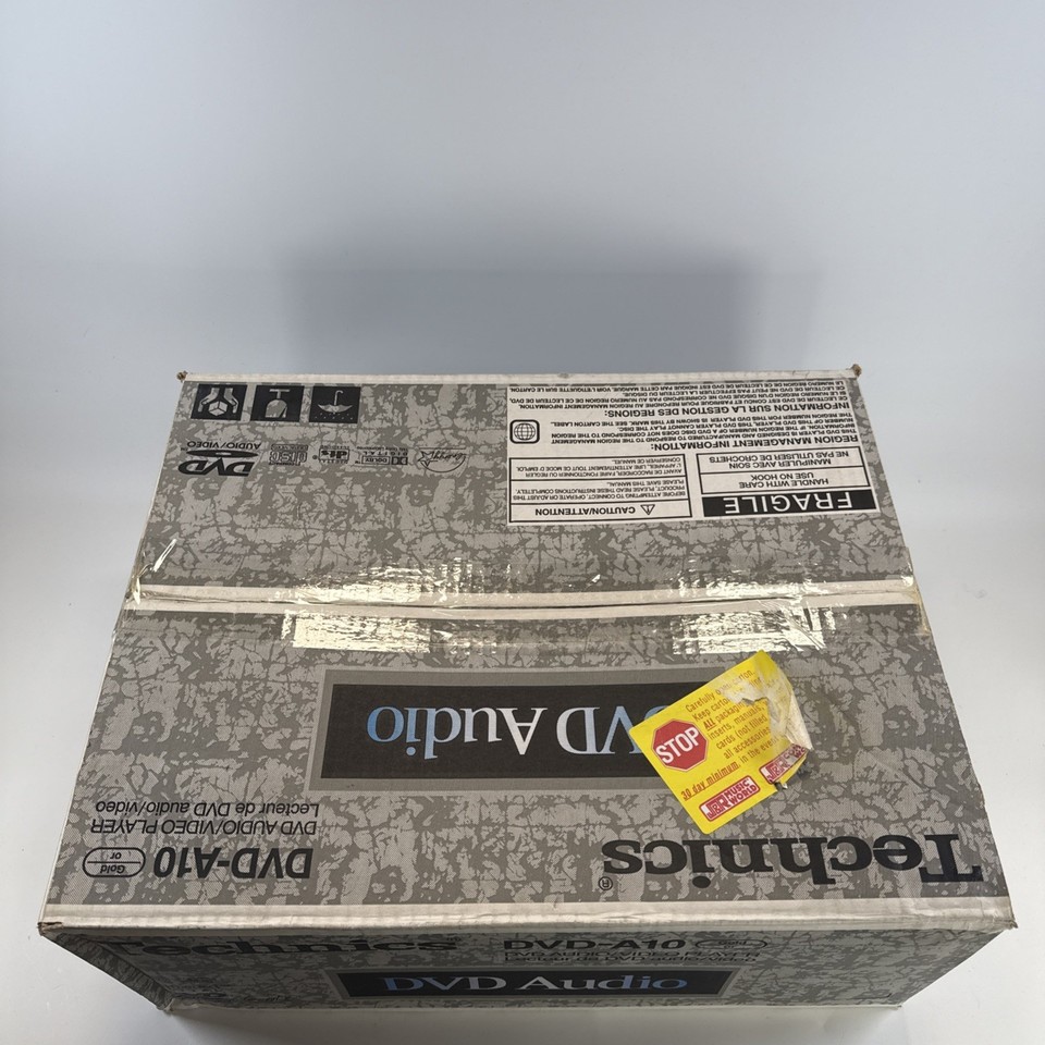 Technics DVD-A10 DVD Audio Video Player Brand New In Box | eBay