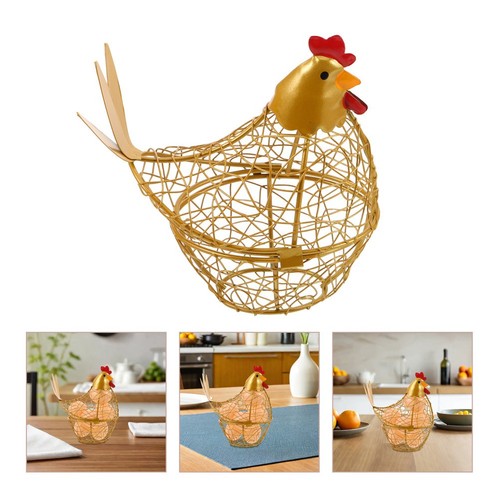 Behälter zum Sammeln frischer Eier: Rustikaler Eierhalter im ...