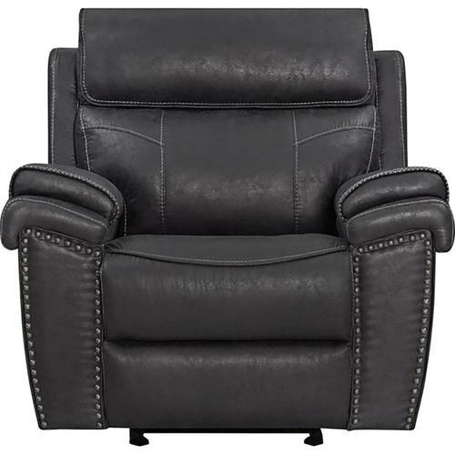 Amalfi 3900-12-FHGX073 Dublin Rocker Recliner Chair -Black | eBay