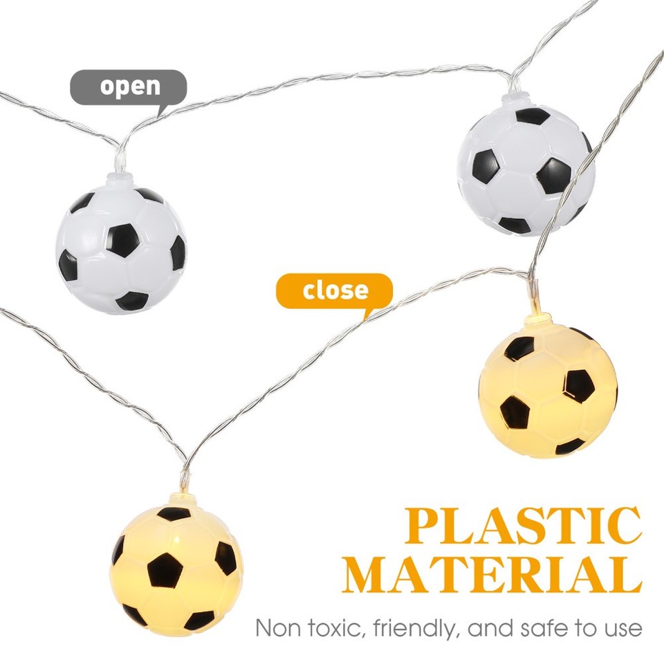 Creative Themed String Light Football Shaped Light String Decorative ...