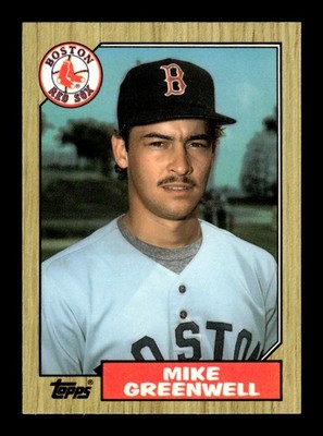 1987 Topps #259 Mike Greenwell Collector's Edition Tiffany NM HOF ...