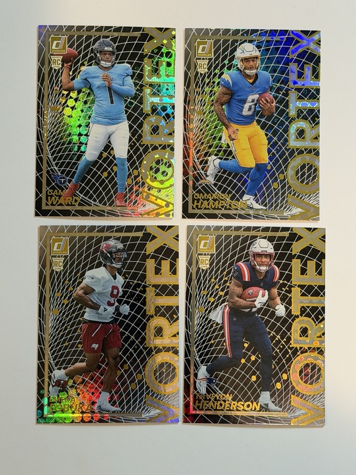 2025 Donruss Football Vortex Inserts Lot Of 25 | eBay