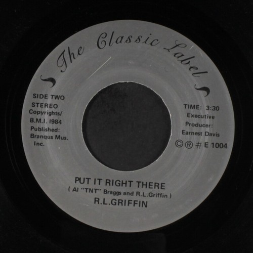 R.L. Griffin: Put It Right There / Don'T Have To Être This Way ...