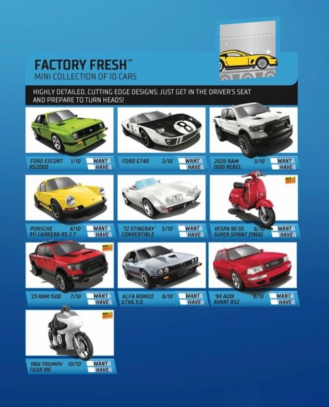 2024 Hot Wheels Complete Set from Mainlines, Treasure Hunt Exclusive ...