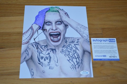 Jared Leto Autographed 8x10 " Suicide Squad " Color Photo with ...