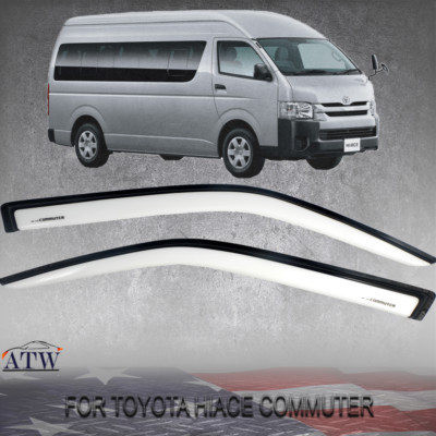 For Van Toyota Hiace Commuter 05+ Doors Visor Windshield Wind Weather ...