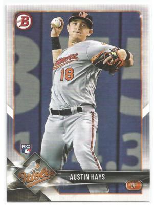 Austin Hays Baltimore Orioles 2018 Bowman Rookie Card | eBay