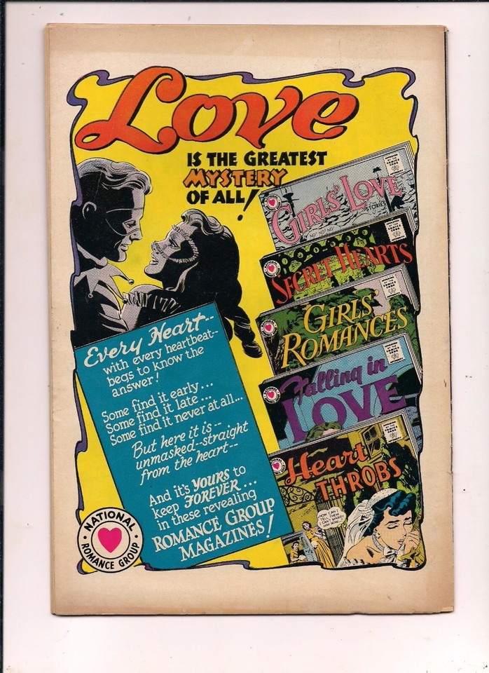 SECRET HEARTS Comic 1959 May #55 Sy Barry National Romance Group Good/Fine | eBay
