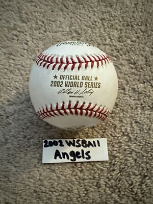 Rawlings Official 2002 World Series Baseball | eBay