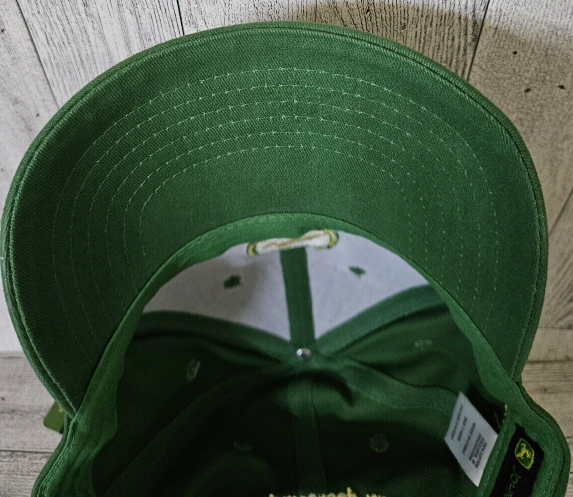 John Deere Baseball Cap Hat Adhesive Strip/One Size -RN# 114640 Green ...