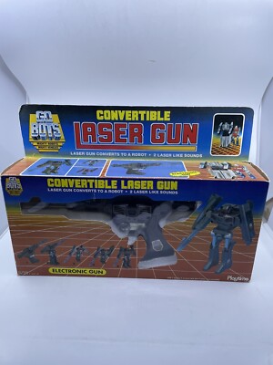 Vintage 1985 Go-Bots Convertible Laser Gun Robot Playtime w box working ...