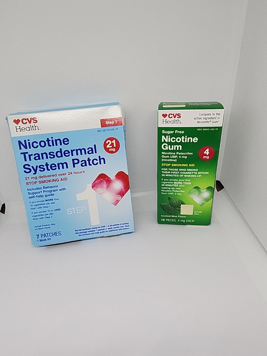 Nicotine Patch And Gum