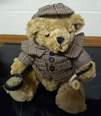 Great British Teddy Bear Sherlock Holmes Bear (Rare) | eBay UK