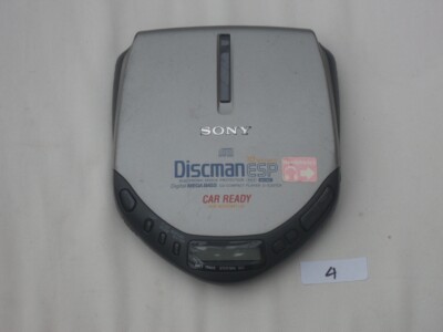 SONY D-E307CK Portable Discman CD Player In Silver/Black Used Good ...