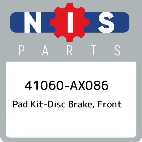 41060-AX086 Nissan Pad kit-disc brake, front 41060AX086, New Genuine ...