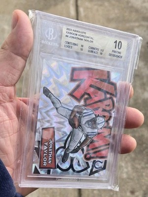 2022 Panini Absolute RC Kaboom Horizontal Jonathan Taylor #KH4 POP 1 ...