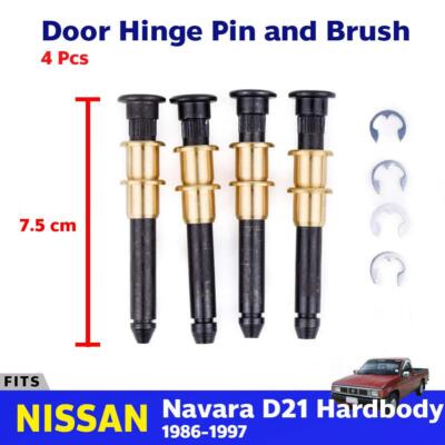Door Hinge Pins Bush Kit Set 4 Fits Nissan Navara D21 Hardbody Truck ...