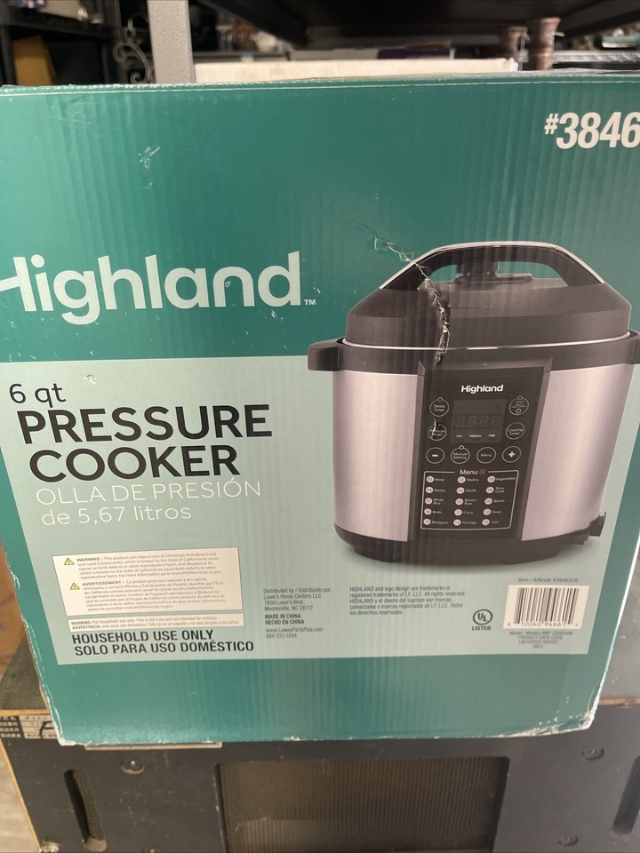 Highland 6 Qt Pressure Cooker #3846376 NEW | eBay