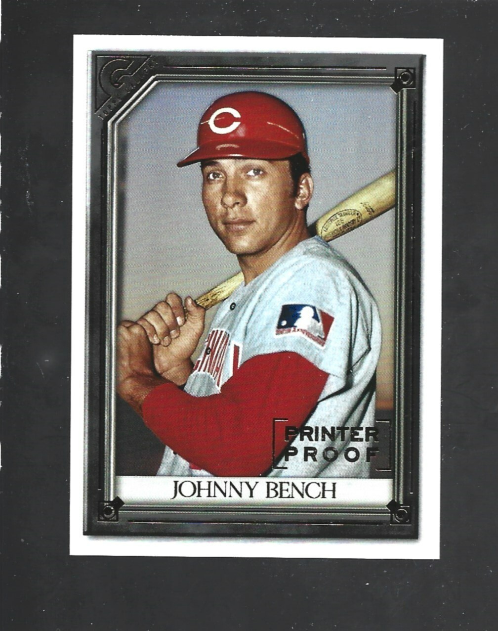 2021 Topps Gallery Printer Proof #73 Johnny Bench card, Cincinnati Reds ...