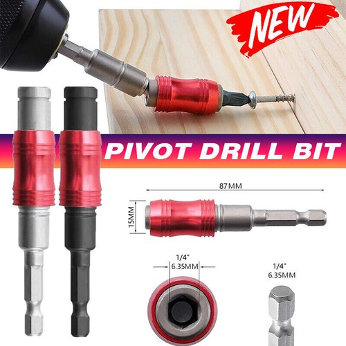Magnetic Pivot Drill Bit Holder Steel Impact Pivoting Swivel Screw ...