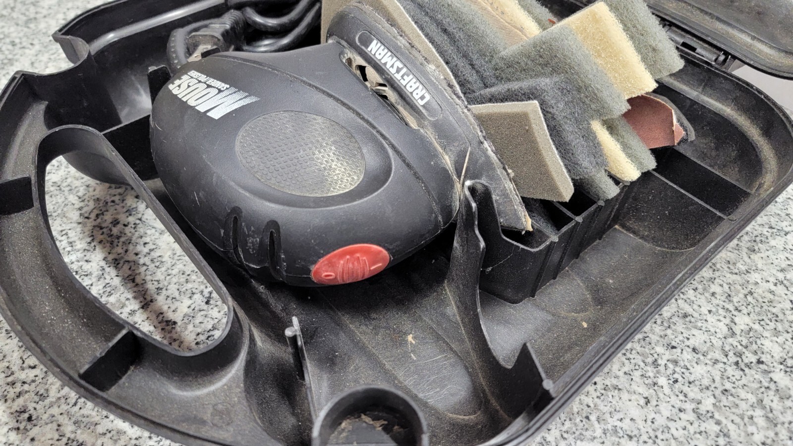 Craftsman Corded Mouse Sander Polisher in Hard Case a-x | eBay