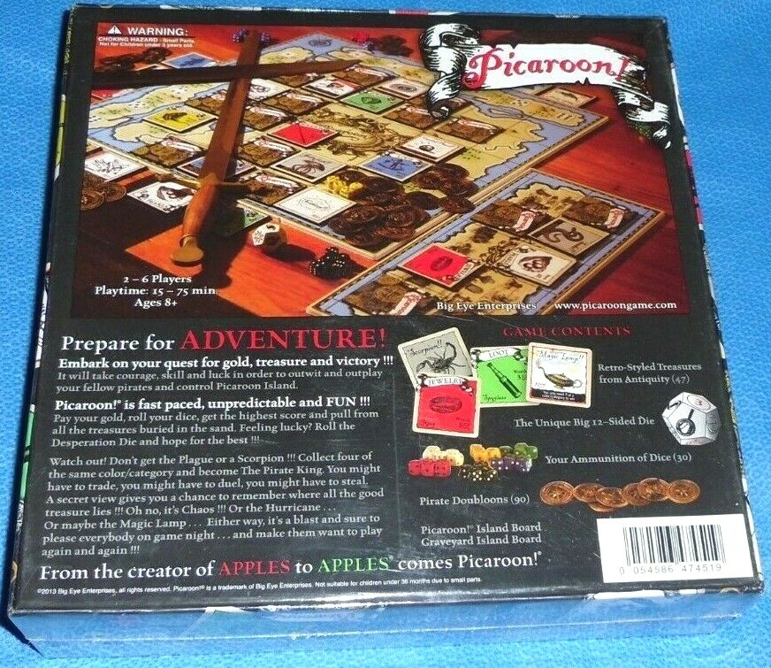Picaroon Board Game SEALED OOP - 'Apples to Apples' Creators | eBay