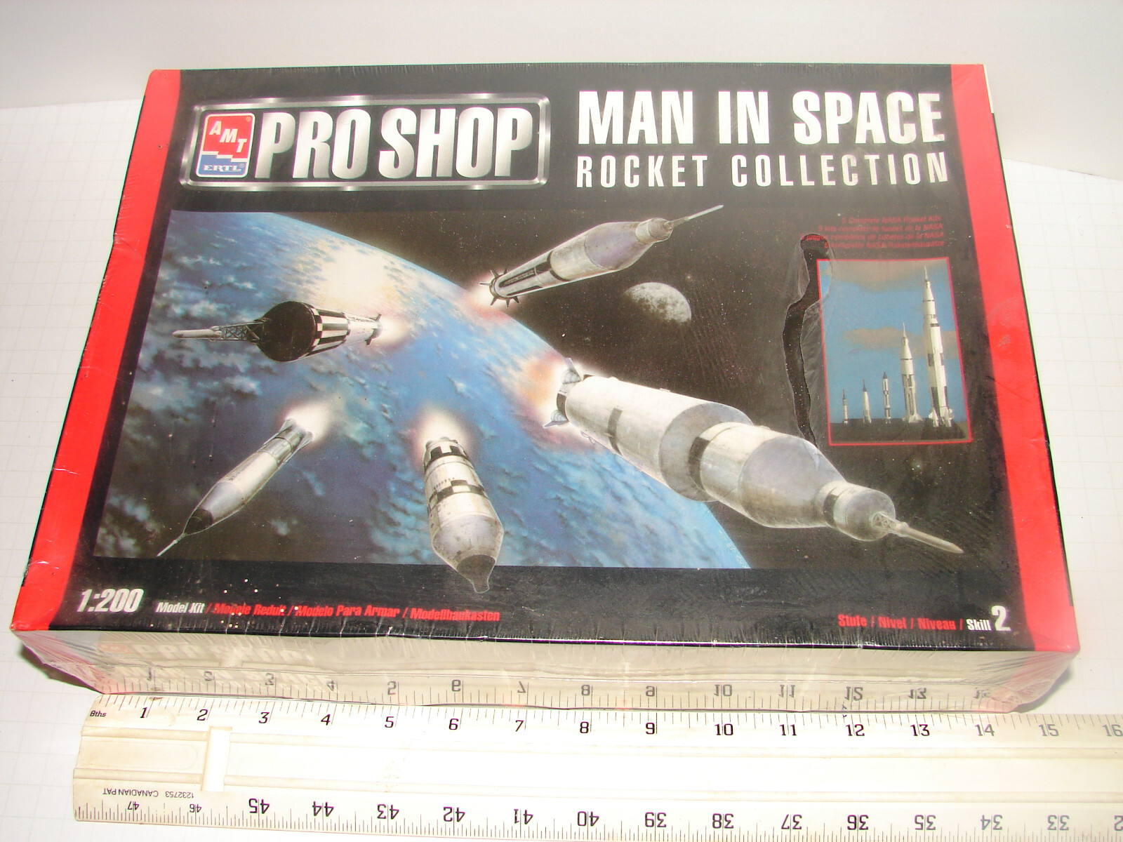1999 ~ AMT Pro Shop ~ MAN in SPACE Rocket Collection ~ | eBay