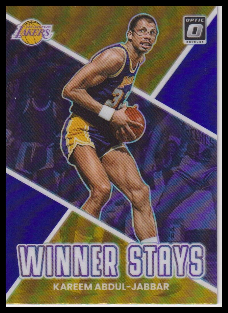 2022-23 Donruss Optic #17 Kareem Abdul-Jabbar Winner Stays Holo | eBay