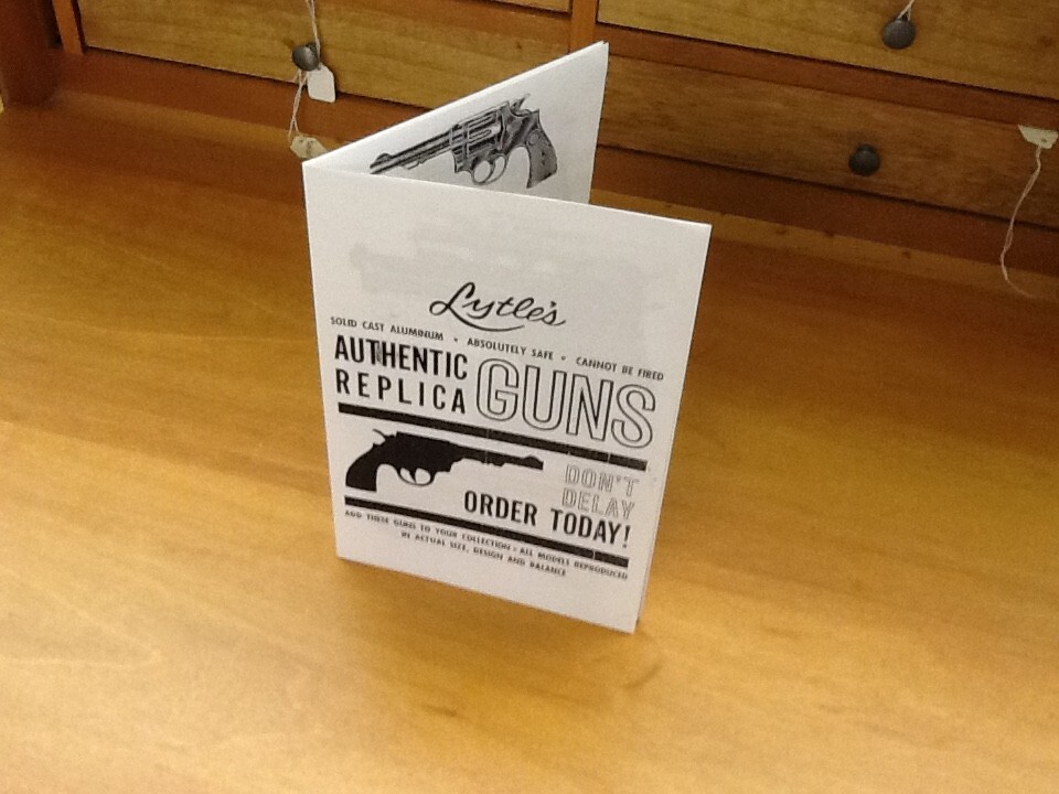 LYTLE COLT 38 ORIGINAL COLT LYTLE COBRA 1950 TOY GUN SOLID CAST WITH ...