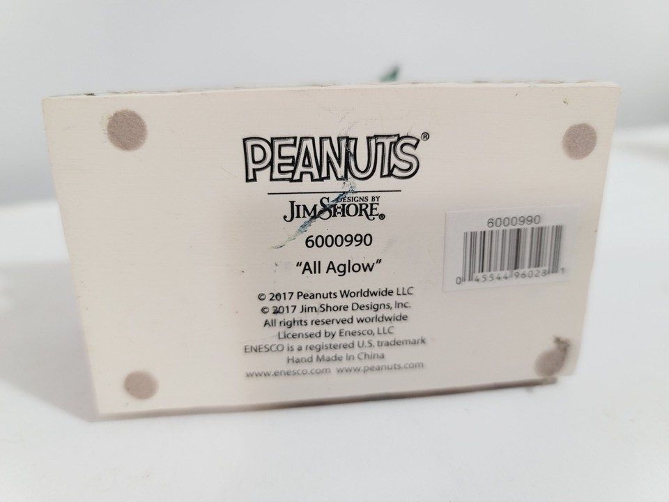 Jim Shore Peanuts Linus Christmas Train Car 5 All Welcome Figurine 5.43 ...