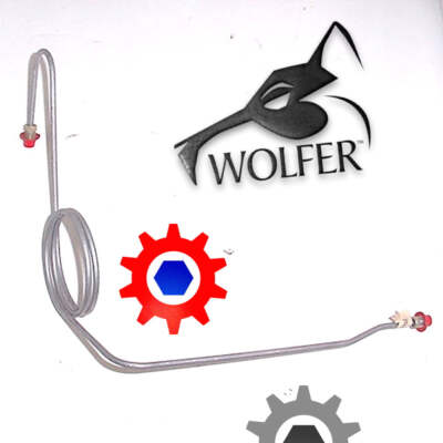 Brake Line , Tee to LH Rear Caliper 10K ; Hummer ; 12338305 5590643 ...