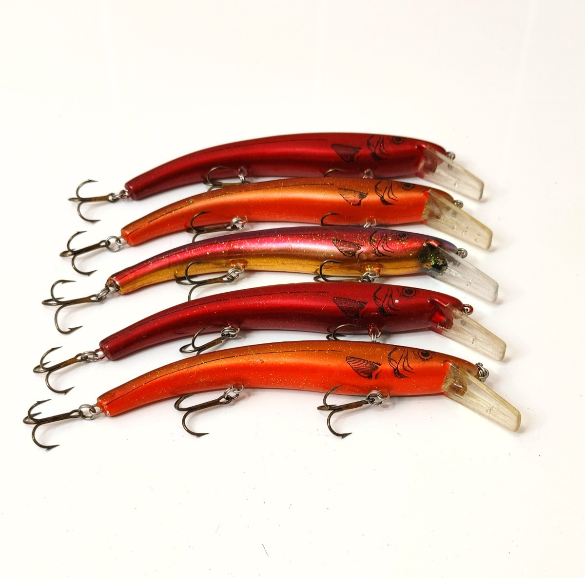 (5) Reef Runner 700 Series Rip Stick Crankbait Fishing Lures Lot of 5 ...