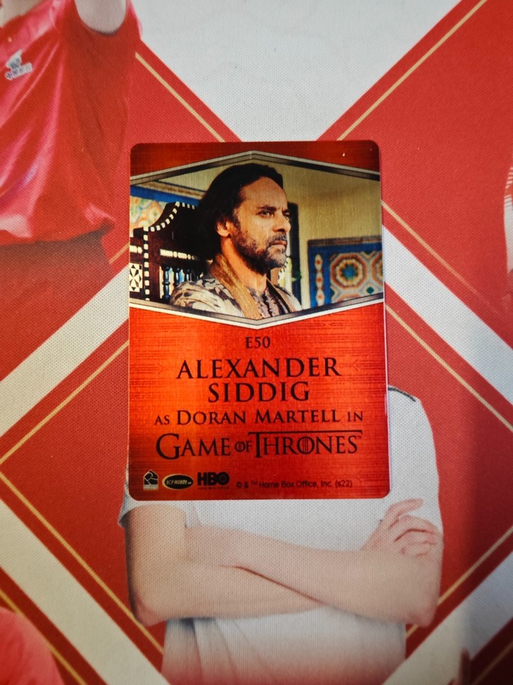 Rittenhouse Game of Thrones Metal Alexander Siddig as Doran Martell | eBay