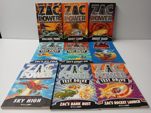 Zac Power Paperback Books by H. I. Larry Bundle lot x9 Kid’s Early ...