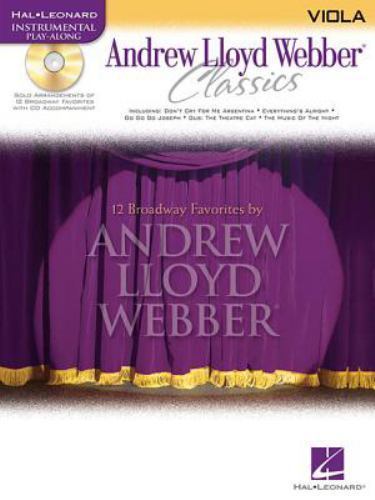 Andrew Lloyd Webber Classics - Viola : Viola Play-Along Book/CD Pack by ...