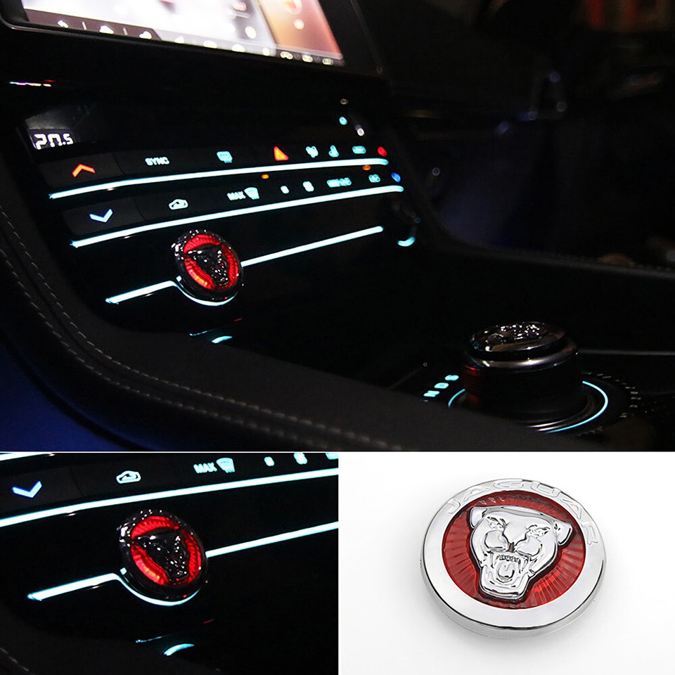 For Jaguar XJ XE XF F-Pace Engine Start Stop Button Emblem Sticker ...