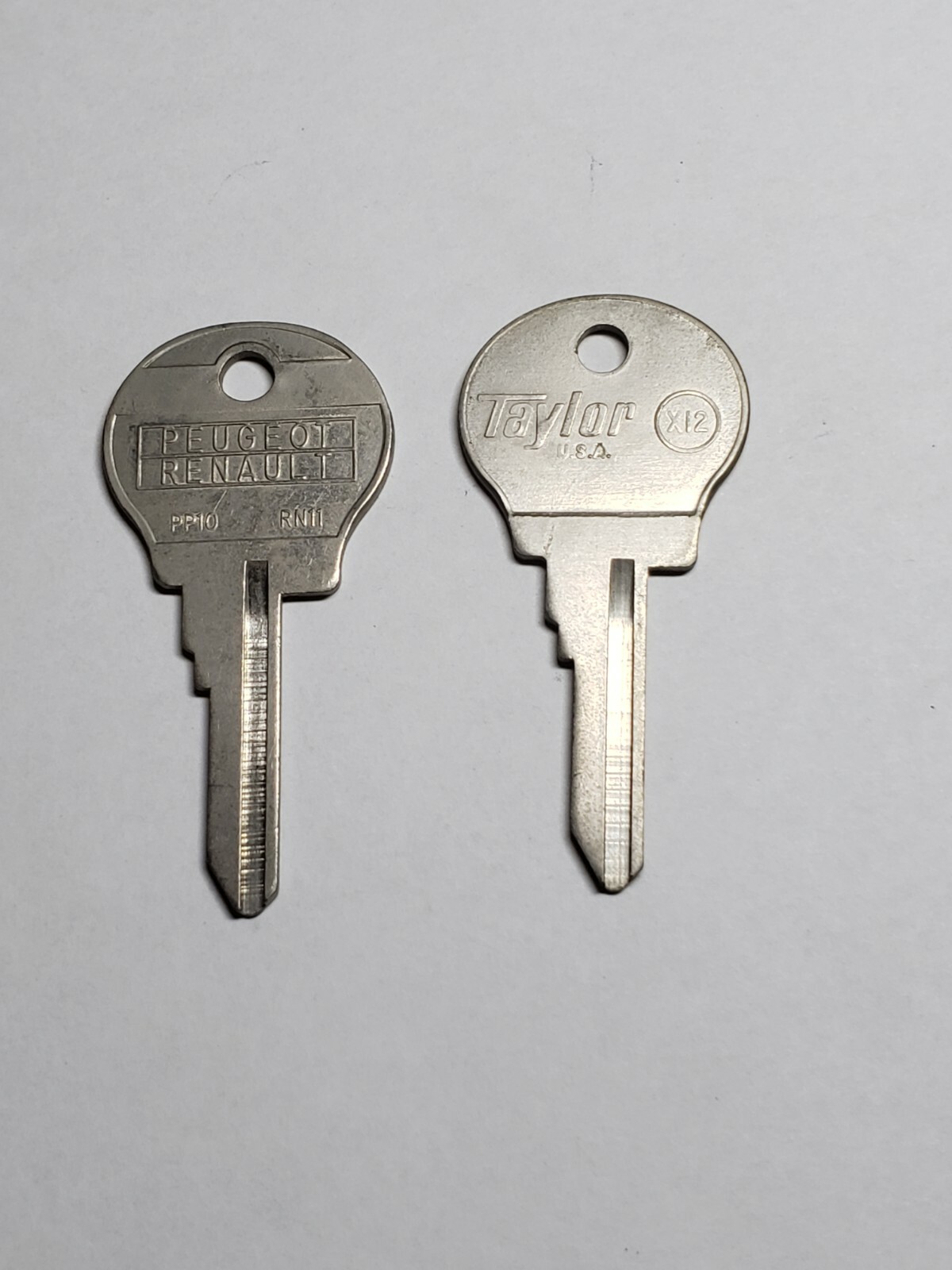 taylor brand key blanks, set of 2, pp10 rn11, locksmith | eBay