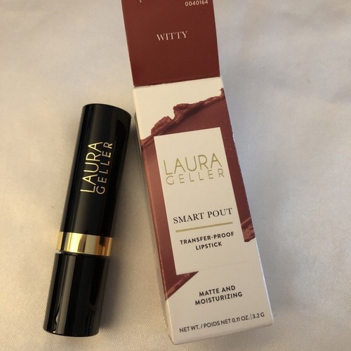 Laura Geller Cosmetics ~ Smart Pout-Proof Lipstick ~ Shade Witty (Mauve ...