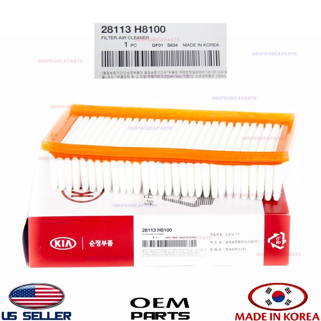 Genuine OEM Air Filter for Hyundai 28113H8100 for sale online | eBay