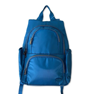 Lug Hatchback Teal Blue Nylon Backpack Bag Travel Purse RFID Blocking ...