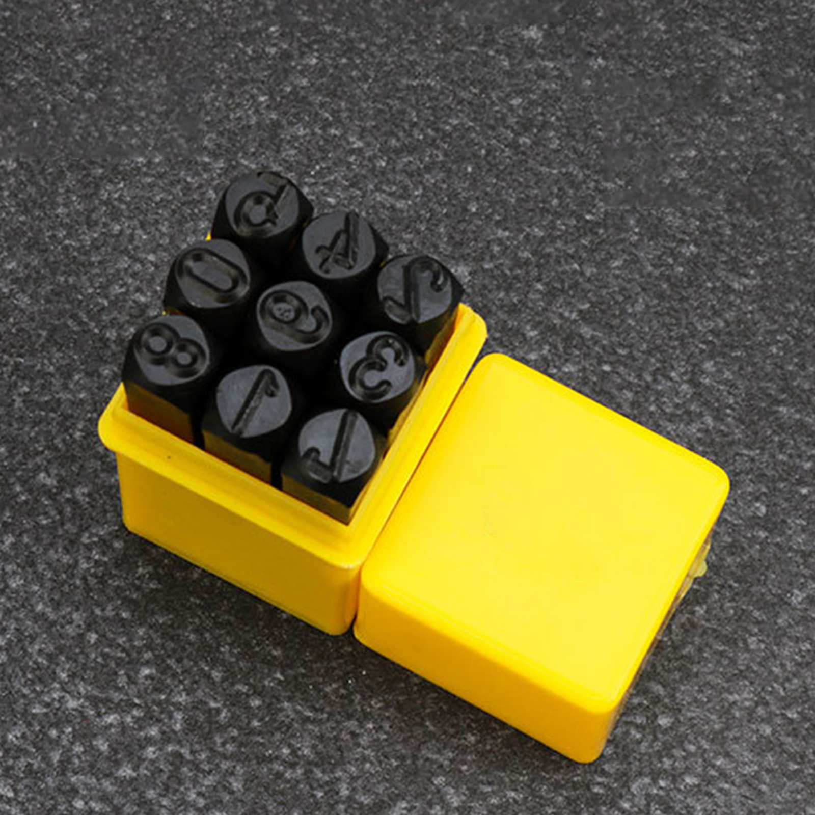 3-8mm Steel Punch Alphabet Letter Number Stamping Tool Metal Leather ...