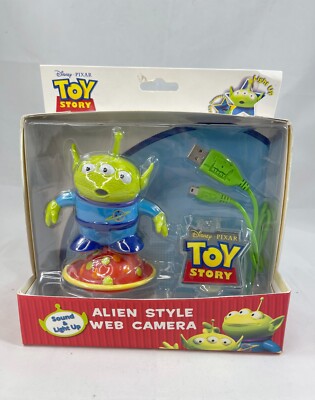Disney Toy Story Pixar Alien Web Camera Cam USB 2.0 Light Up Rare ...