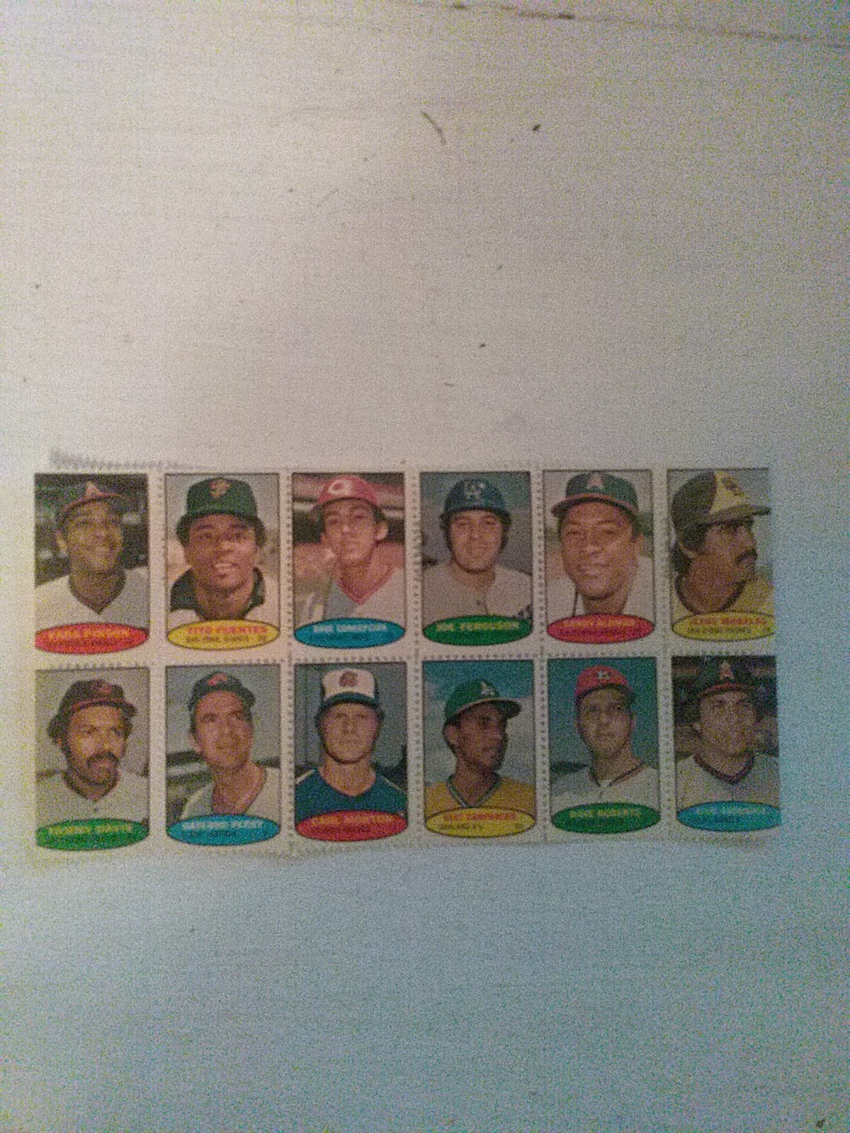 1974 Topps baseball stamp panel 12 stamps with Gaylord Perry. | eBay