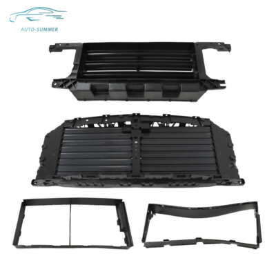 Radiator Grille Air Shutter Control Upper & Lower Black For 2021-2023 ...