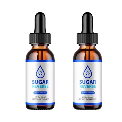 (2 Pack) Sugar Reverse Drops, Natural Blood Support Formula ...