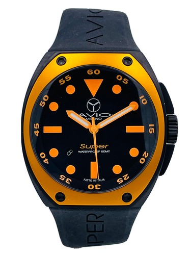 Watch Avio Milano Steel Made IN Italy 6495KO/378 44mm on Sale New ...