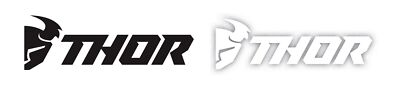 Thor Die-Cut Decals Black/White 3" | eBay
