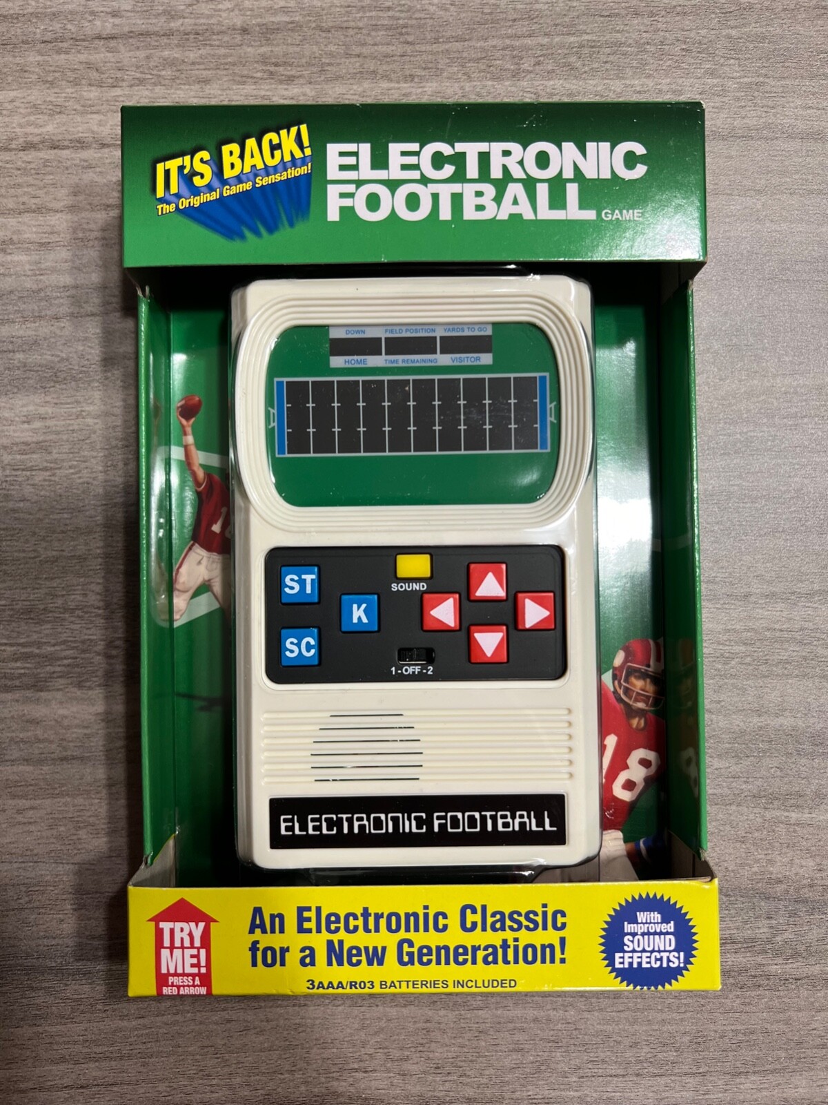 Basic Fun Retro Handheld Football Electronic Game, One Size - White for ...